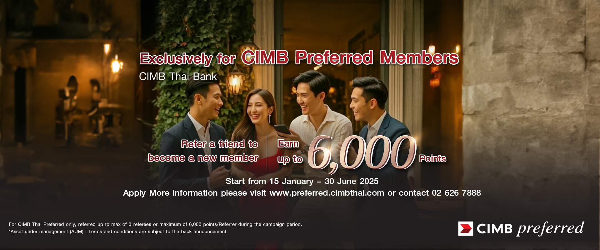 CIMB Preferred referral rewards